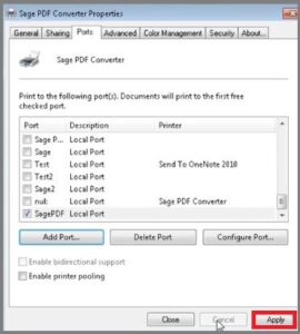 Sage Printer not Activated Error Code 41- Sage 100