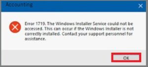 How to Fix Sage 50 Error 1719?